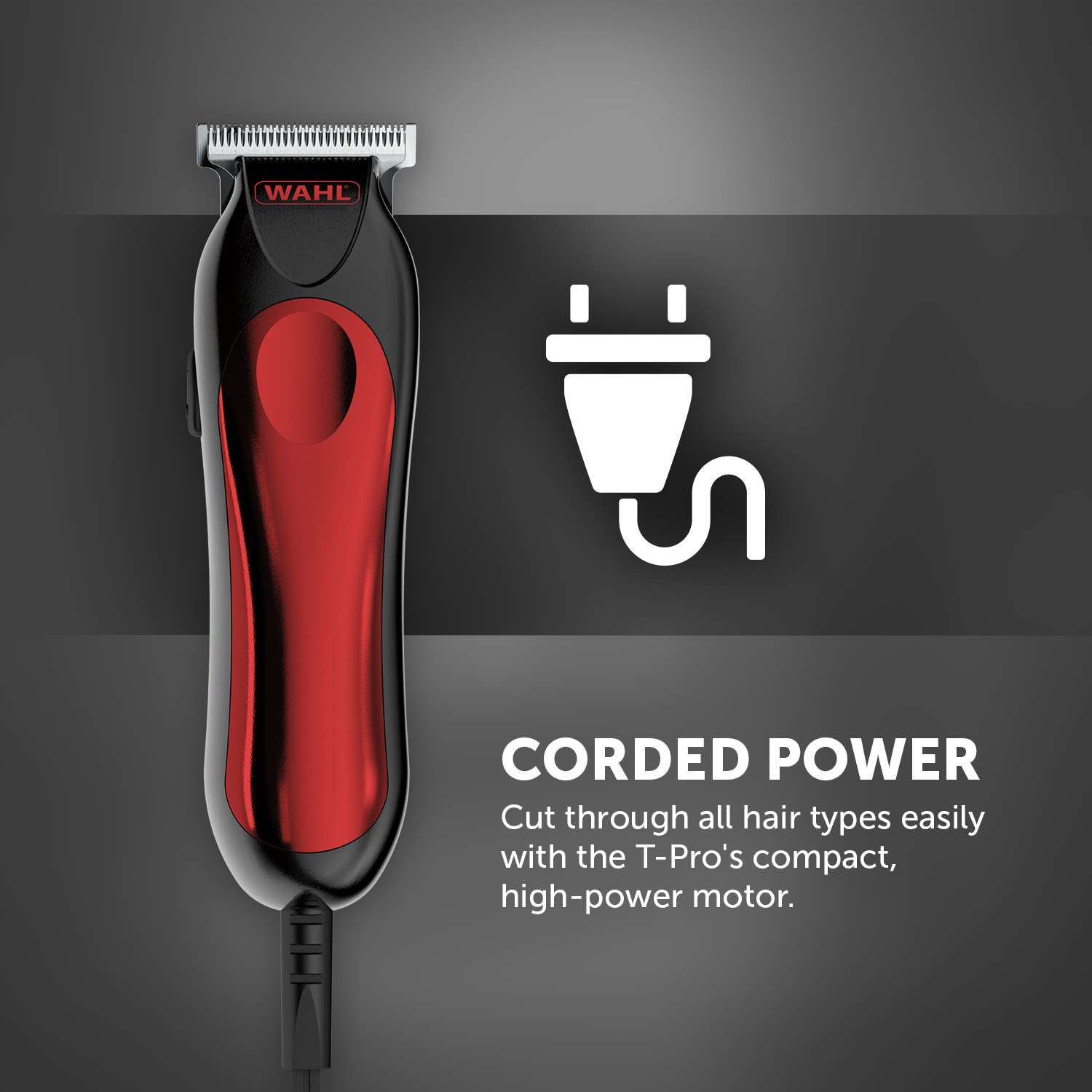 T-Pro Corded T-Blade Hair Trimmer | Mens Head Shaver | Wahl UK