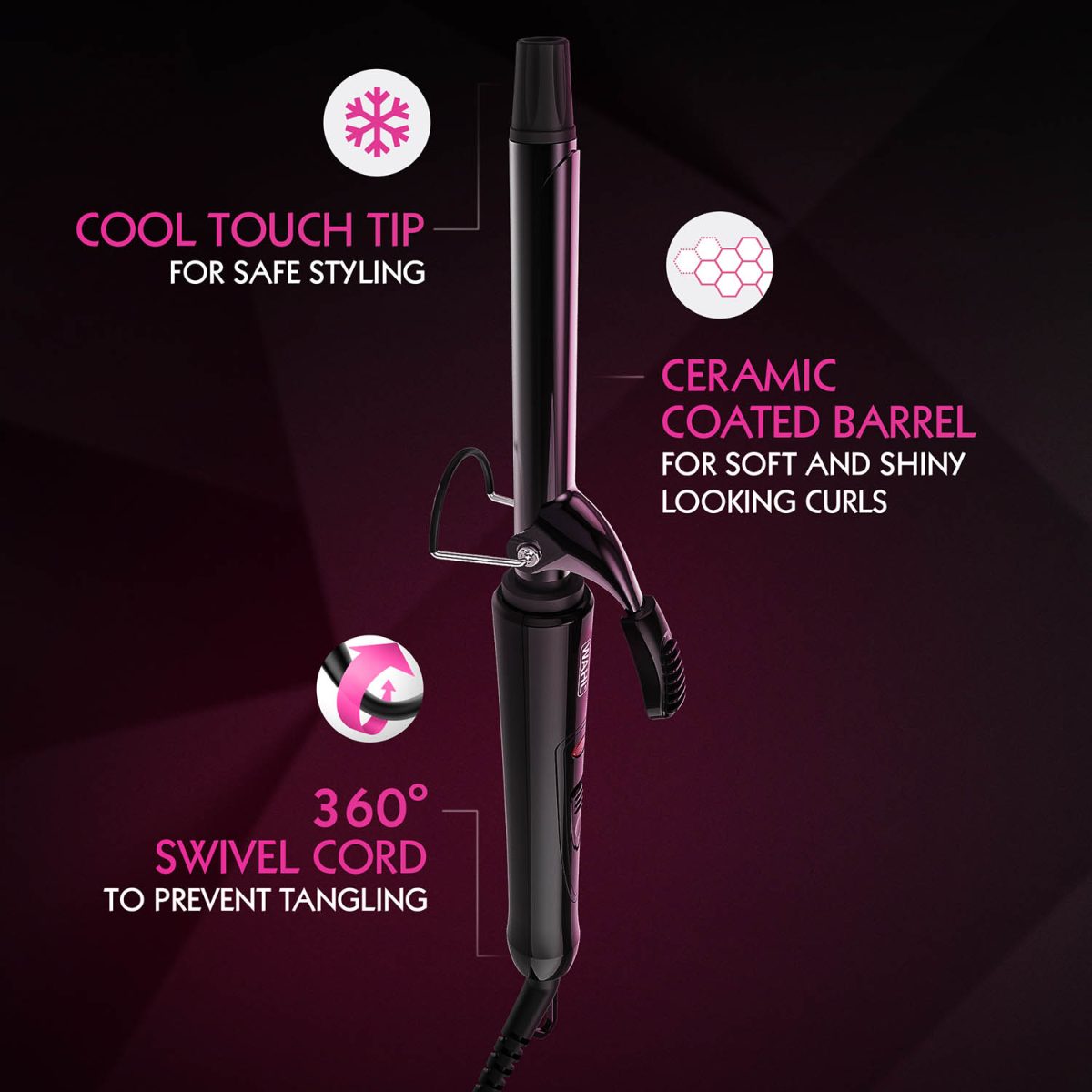 Wahl Curling Tong | Hair Styling Tools | Womens Hair Curlers