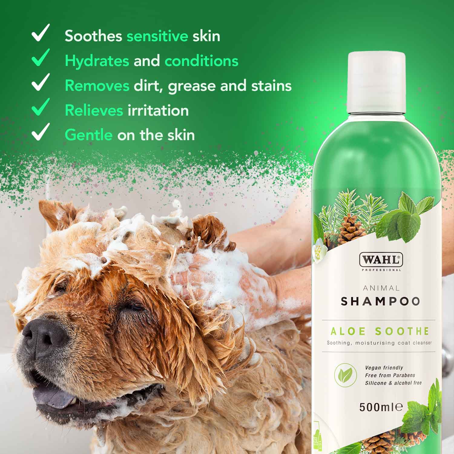 Wahl Aloe Soothe Shampoo | Professional Groomers Products