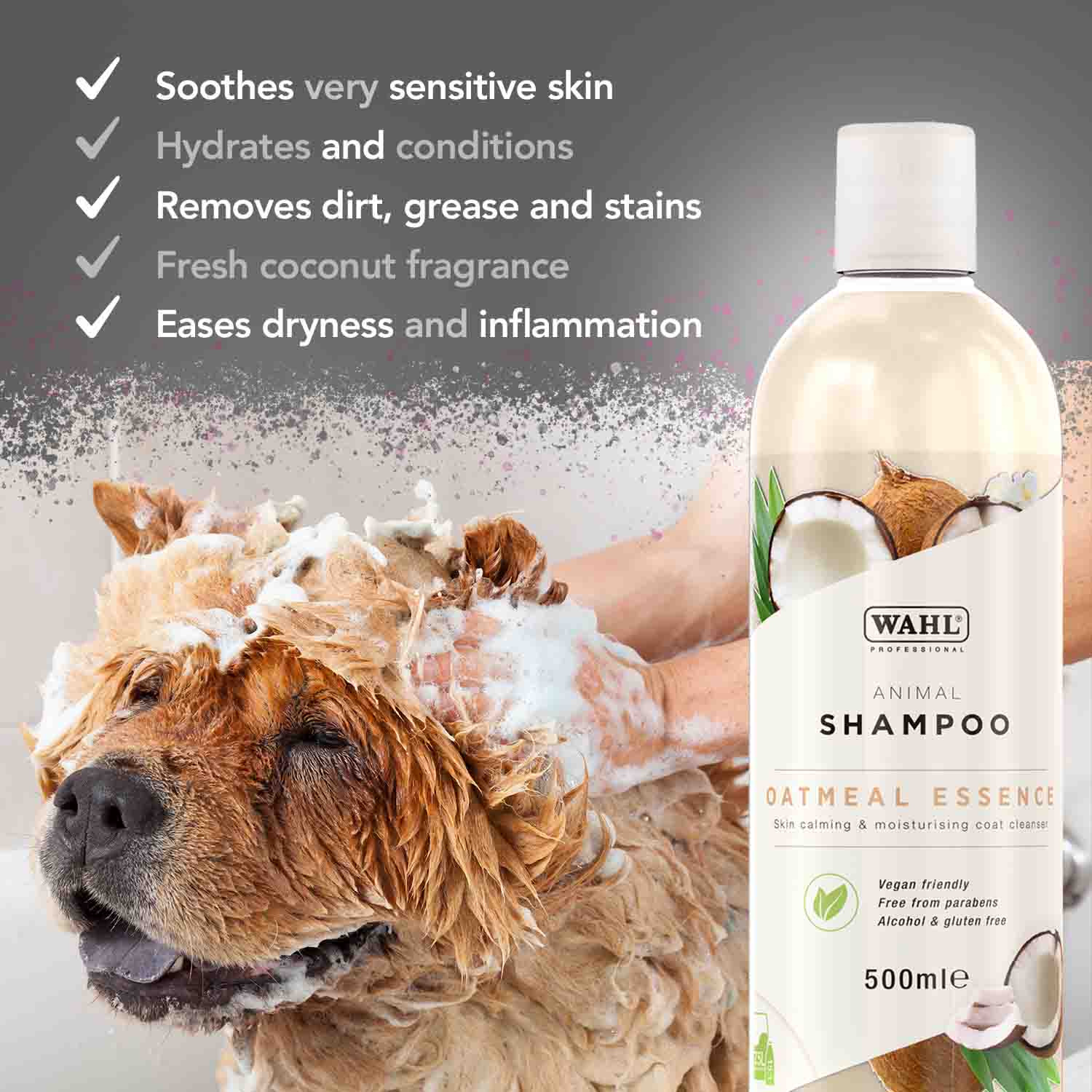 Wahl Oatmeal Essence Shampoo | Professional Pet Groomers