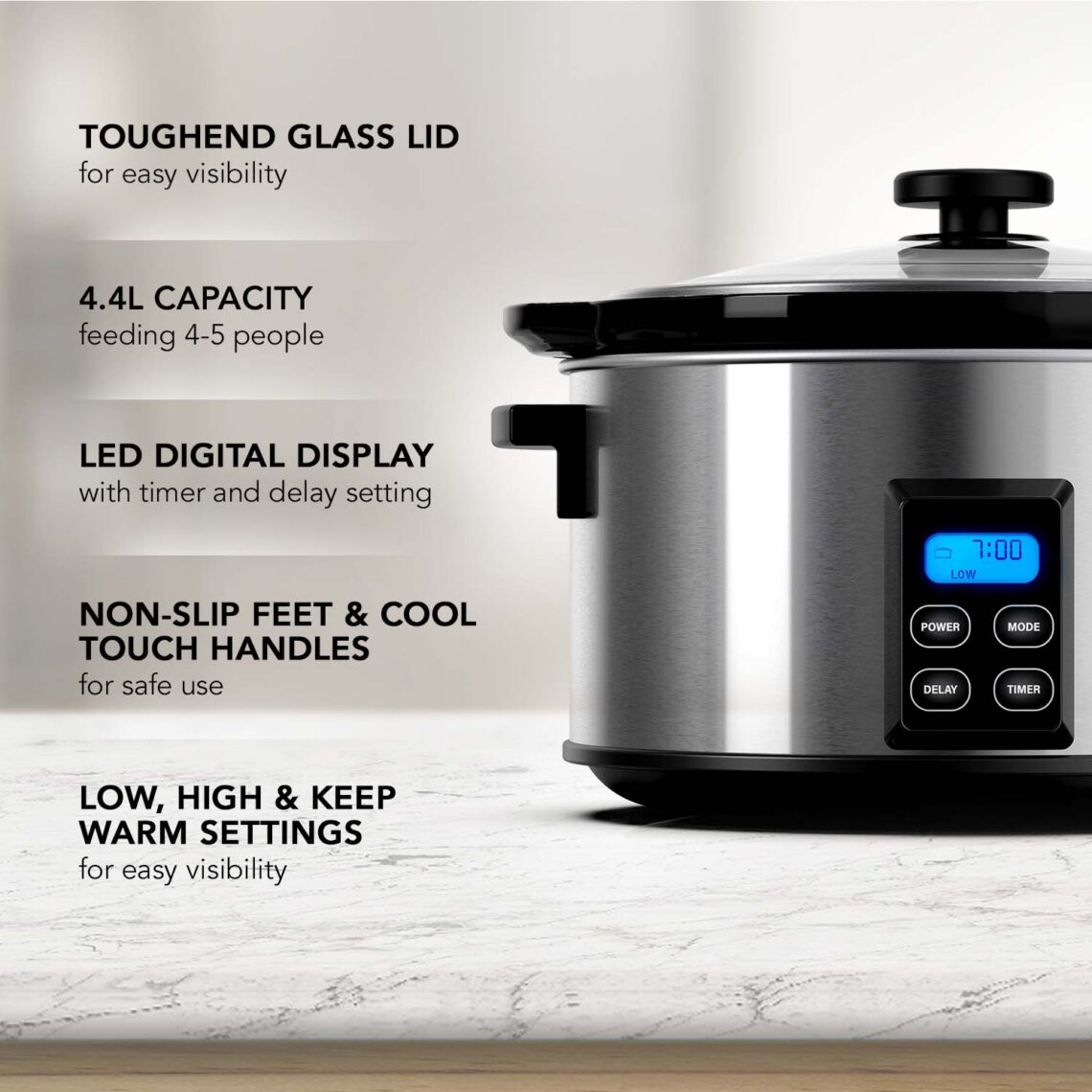 Digital Slow Cooker | James Martin Kitchenware | Wahl UK