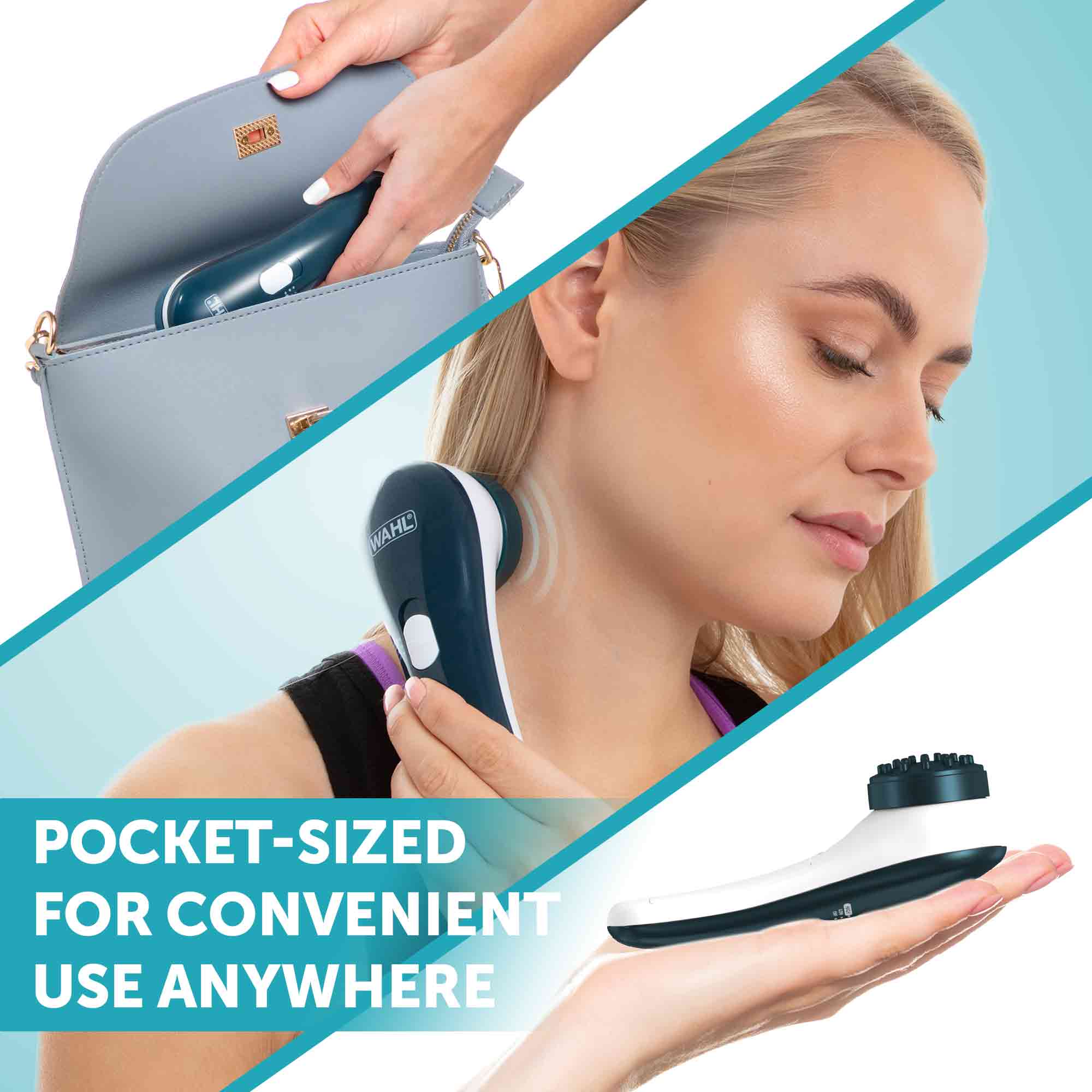Face Body Scalp Wahl Compact Vibration Massager | Travel Size