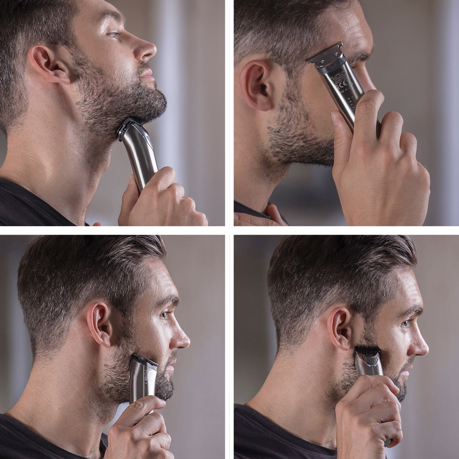 Stainless Steel Stubble Beard Trimmer - Grooming - Wahl UK
