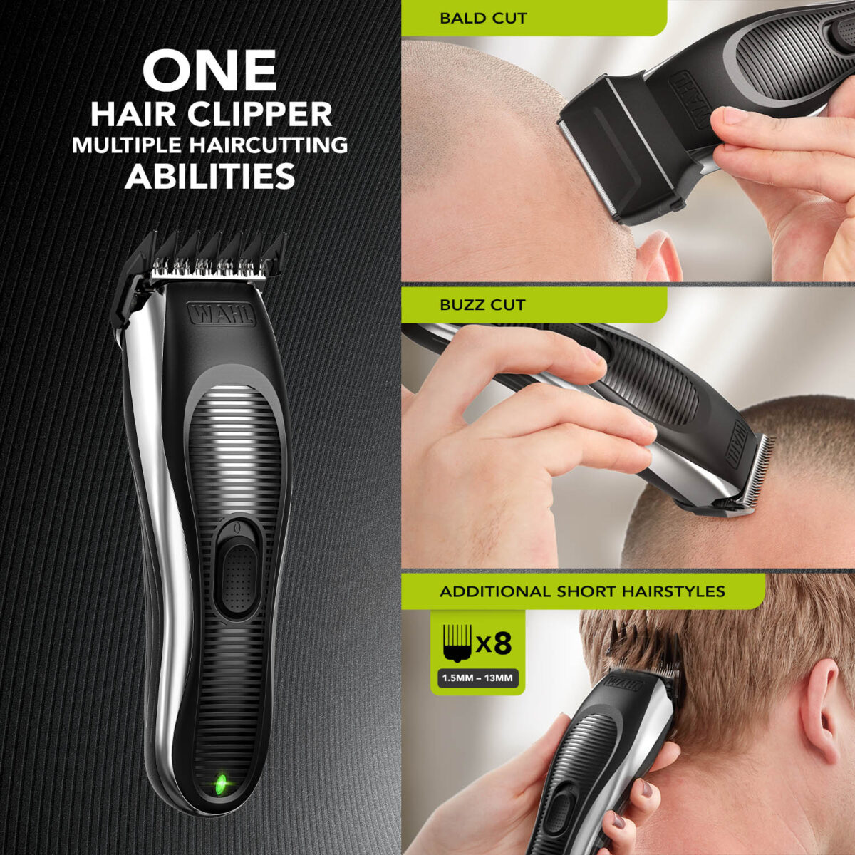Bald & Buzz Cut DIY Hair Clipper | Cordless Clippers | Wahl UK