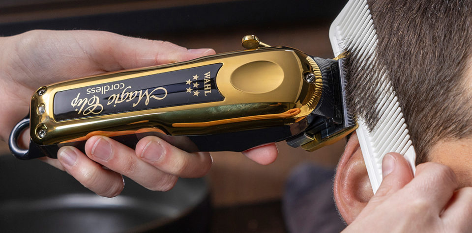 Gold 5 Star Cordless Magic Clip | Barber Hair Clippers | Wahl UK