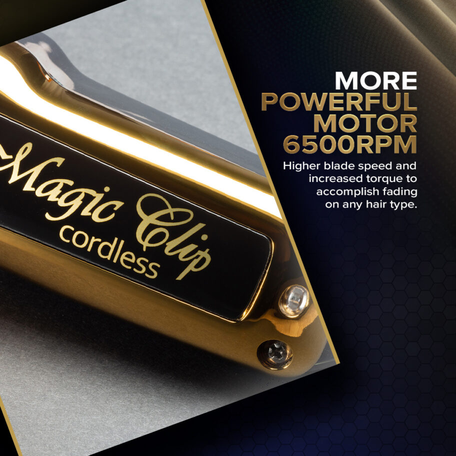 Gold 5 Star Cordless Magic Clip Hair Clipper | Barber Hair Clippers ...