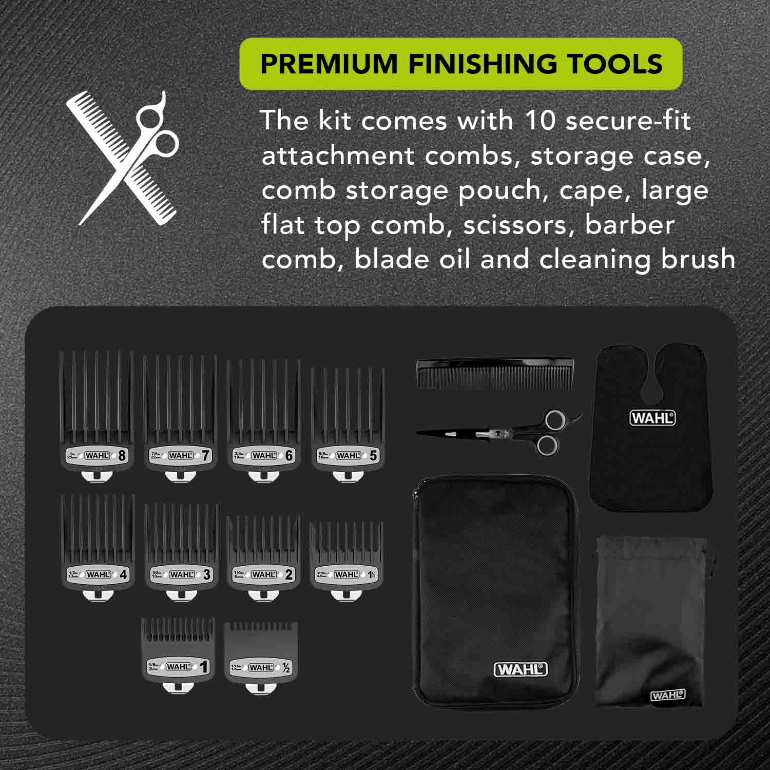 Elite Pro Cordless Hair Clipper | Home Haircutting Kit | Wahl UK