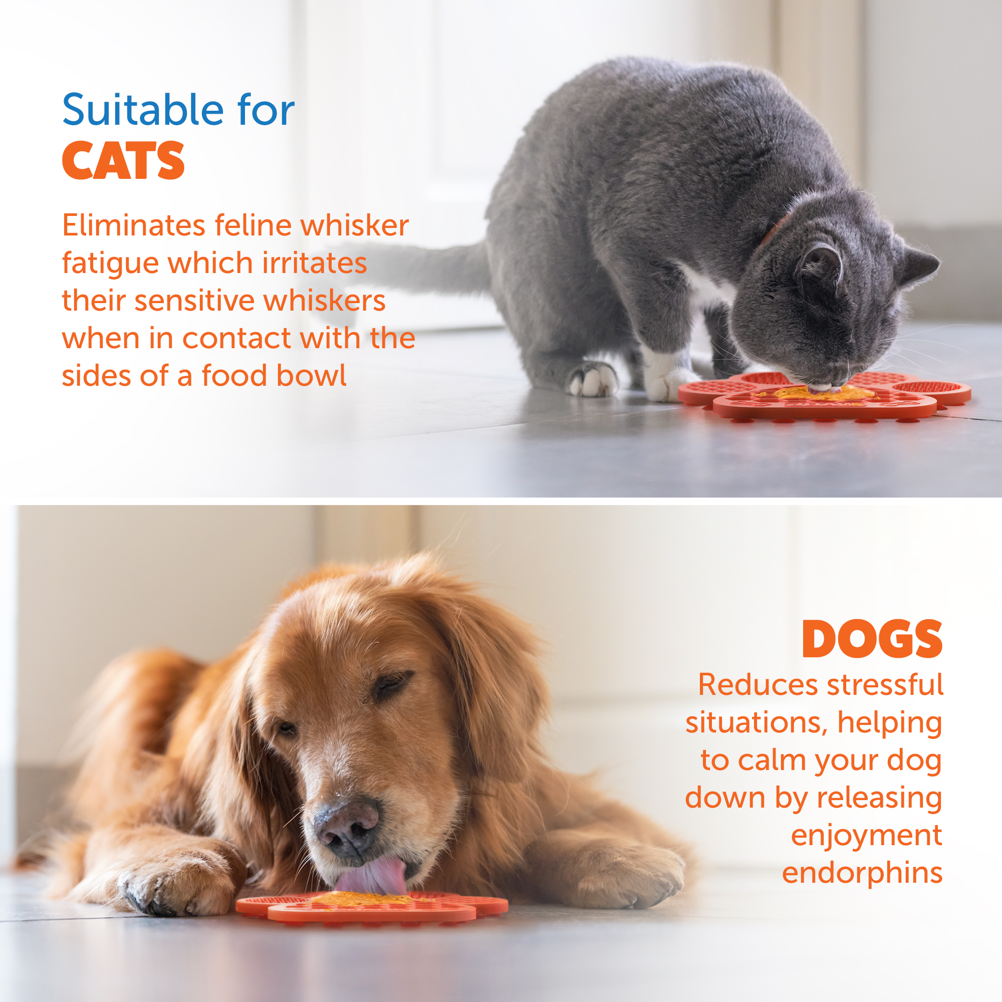 Distract & Groom Lick Mat | Licky Mats for Pets | Slow Feeder | Wahl UK
