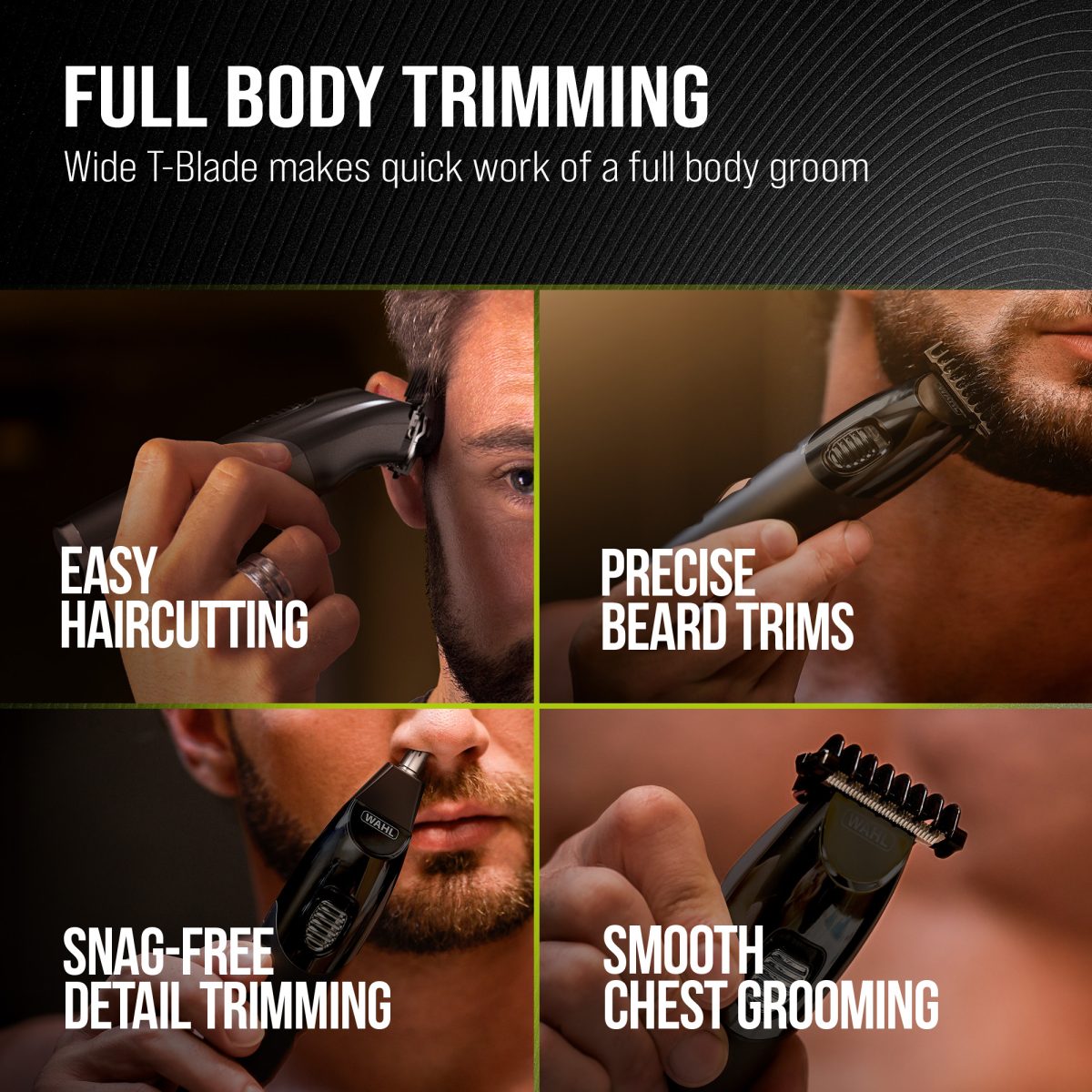 All In One Trimmer - Haircuts, Body Grooming & Detailing - Wahl UK