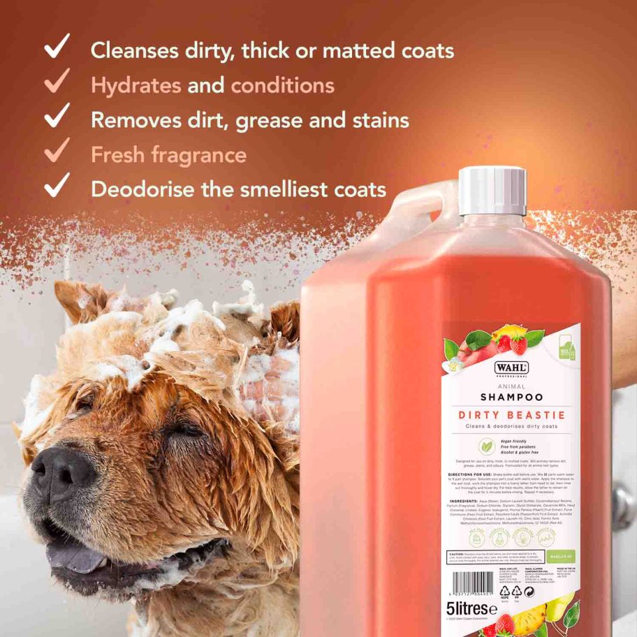 Wahl Dirty Beastie Shampoo | Professional Groomers Products