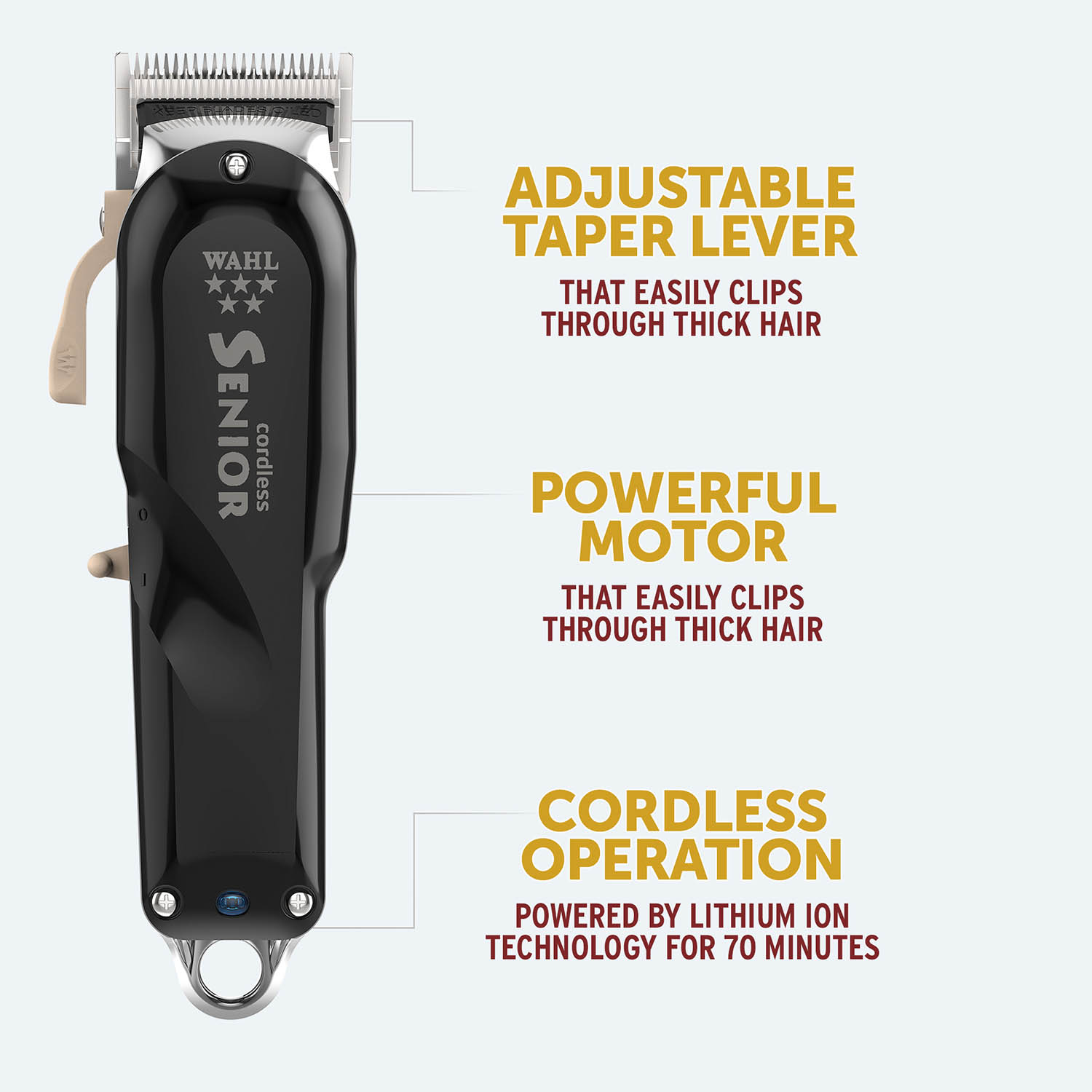 Cordless Senior Clipper | Barbers Haircutting Tools | Wahl UK