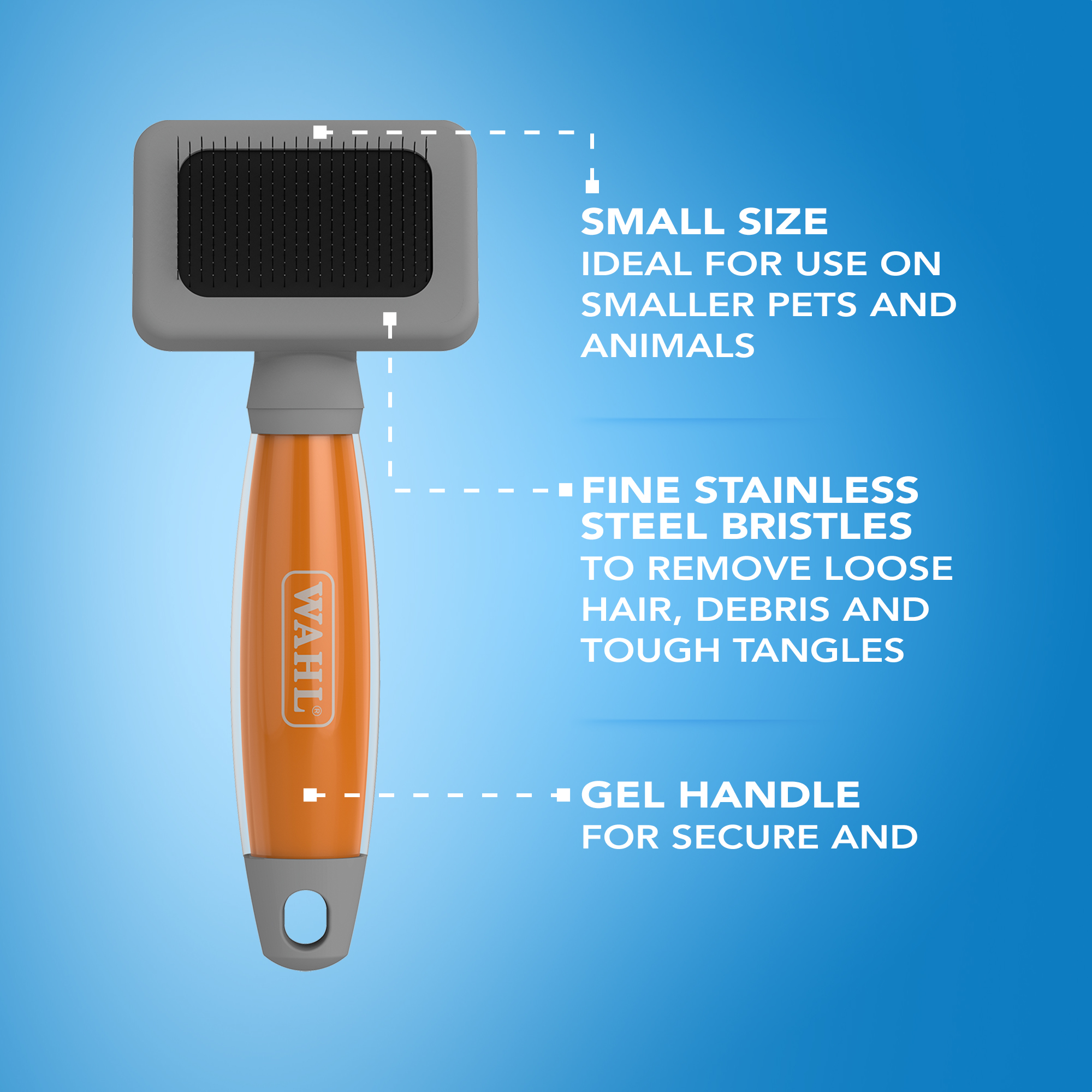 Wahl Small Slicker Brush | Pet Grooming | Pets At Home