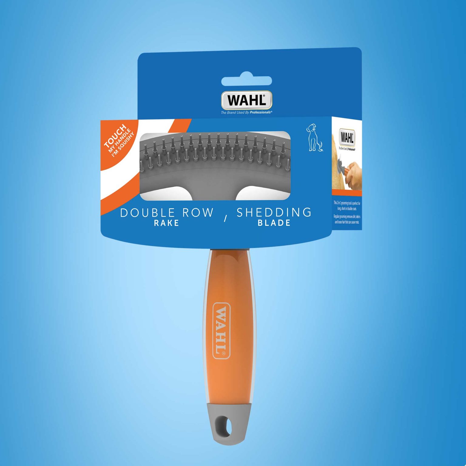 Wahl Double Row Rake and Shedding Blade | Pet Grooming