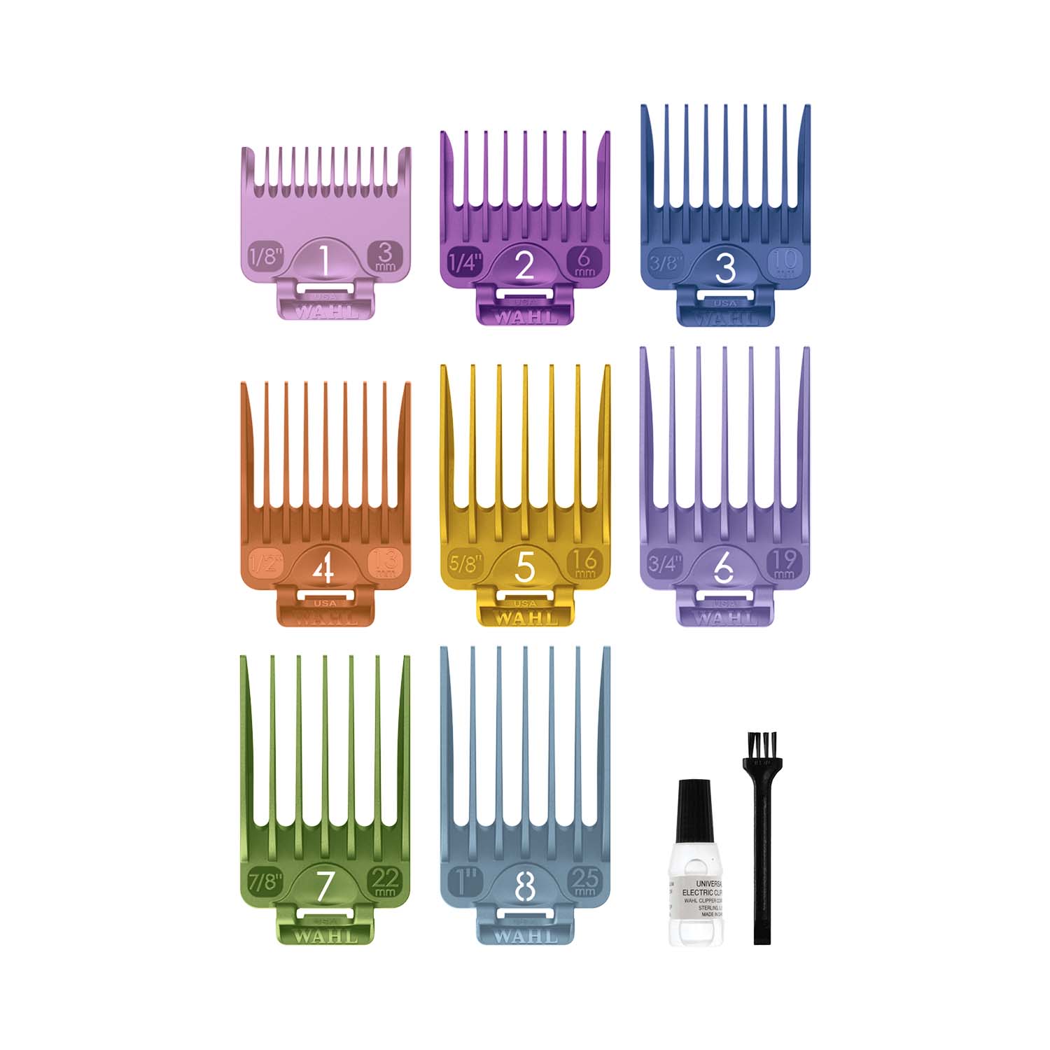 Coloured Comb Attachments | Clipper Combs | Wahl UK