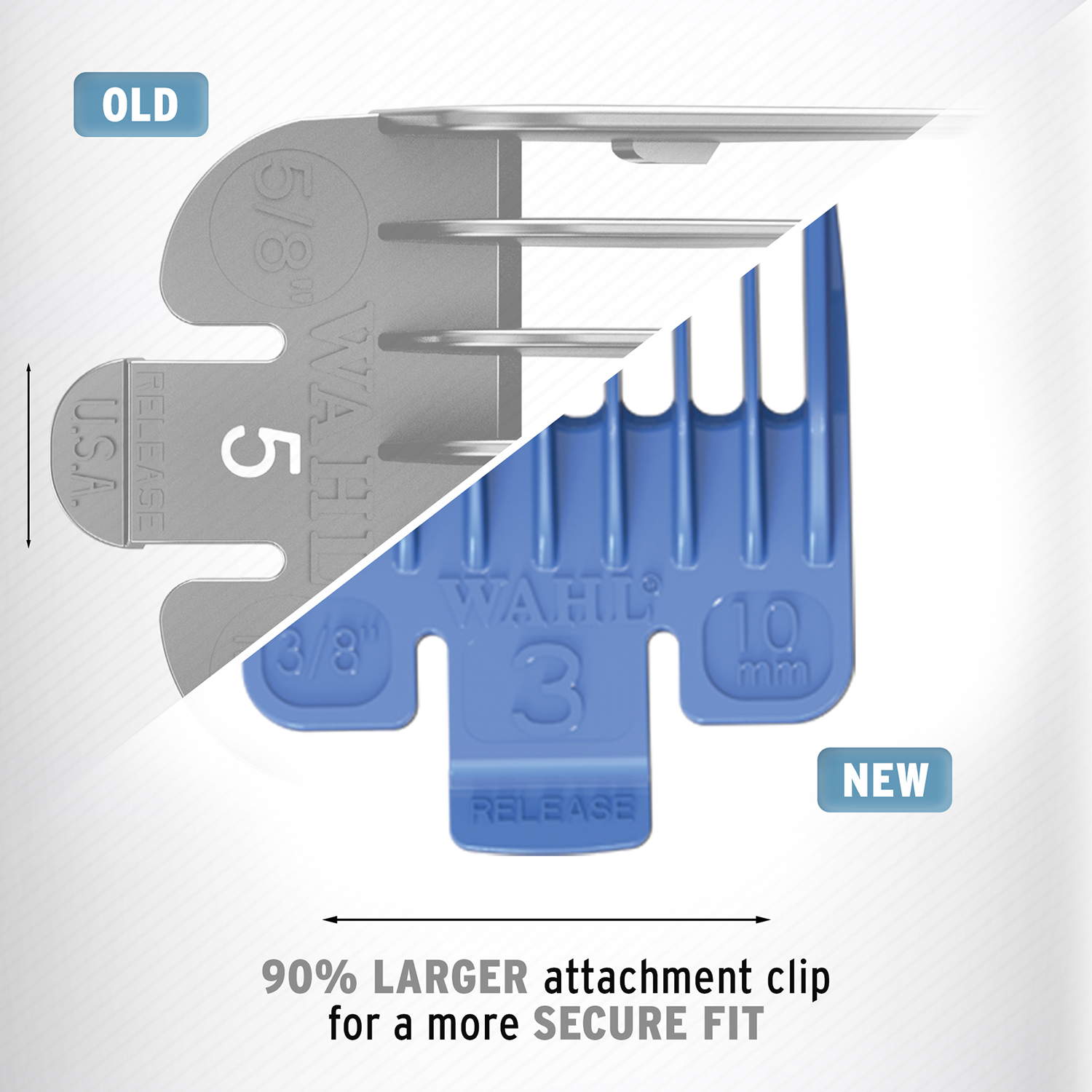 Coloured Comb Attachments | Clipper Combs | Wahl UK
