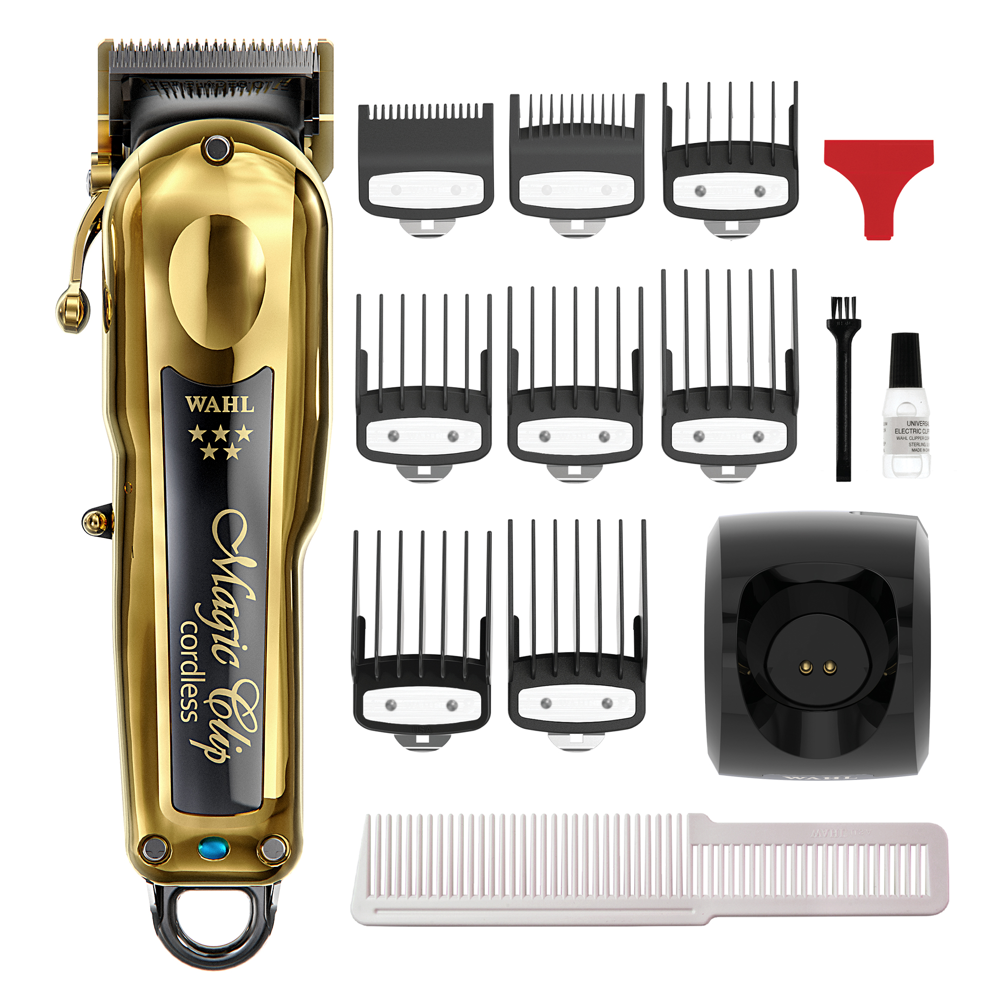 Gold 5 Star Cordless Magic Clip | Barber Hair Clippers | Wahl UK